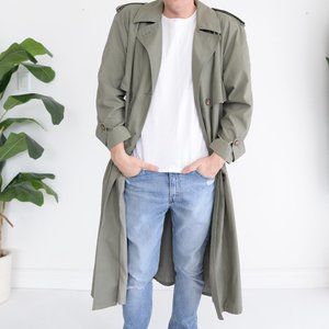 London Fog | Jackets & Coats | London Fog Olive Green Trench Coat ...